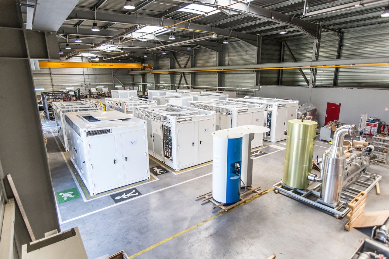 HRS - Hydrogen Refueling Solutions, a factory in Grenoble - France